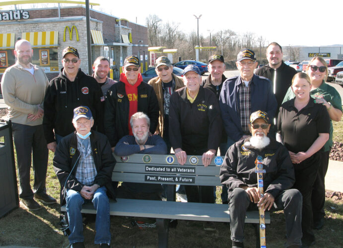 Wintersville bench honors military veterans | News, Sports, Jobs - The ...